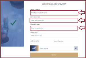 MOHRE Labour Card - Status Check - Download
