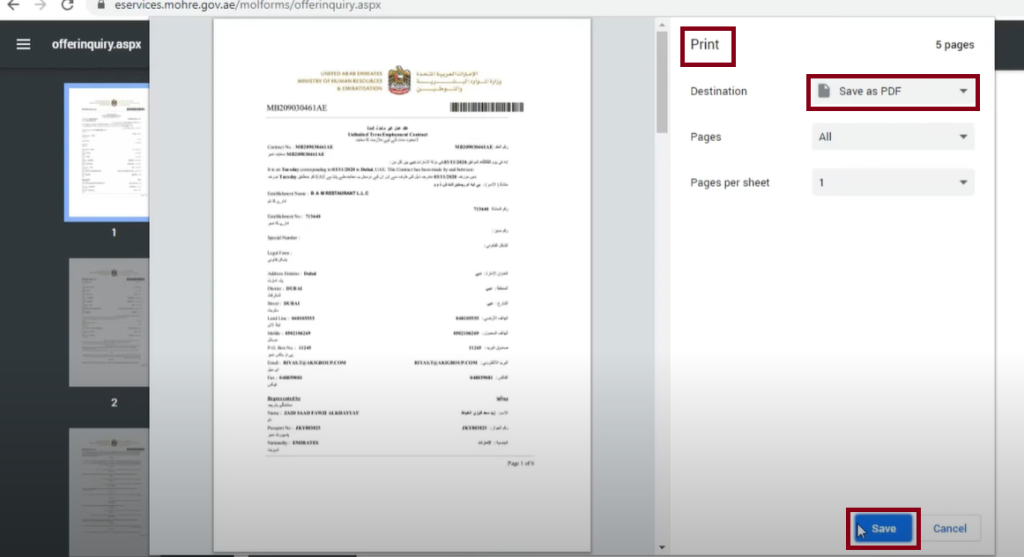 Mohre Labour Contract 2026: Complete Guide To Download, Check Status ...